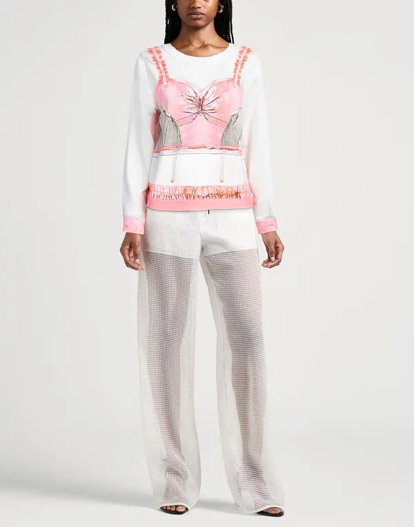Moschino Cotton Crewneck Sweatshirt - Red