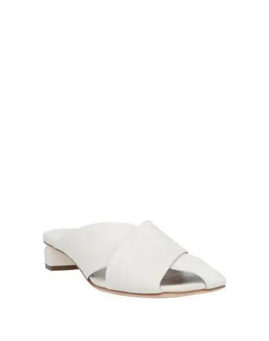 Officine Creative Nappa Leather Square Toe Block Heel Sandals