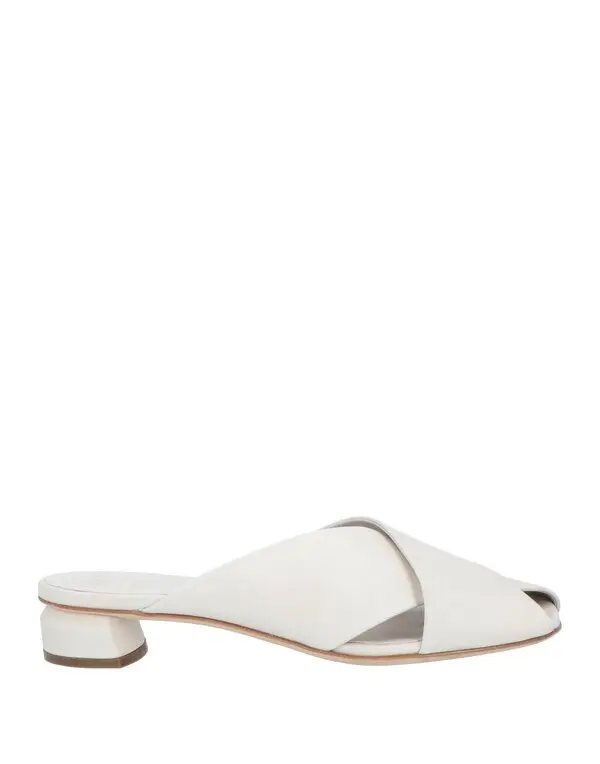 Officine Creative Nappa Leather Square Toe Block Heel Sandals