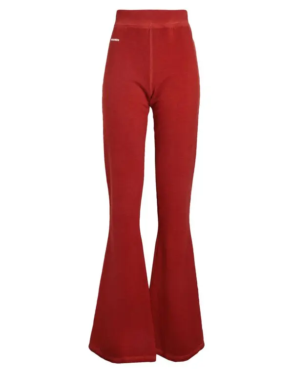 Dsquared2 Flared Cotton Pants - Brick Red