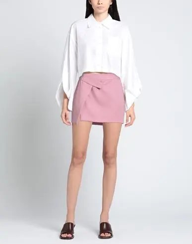 Attico Mini Skirt Size Virgin Wool, Elastane