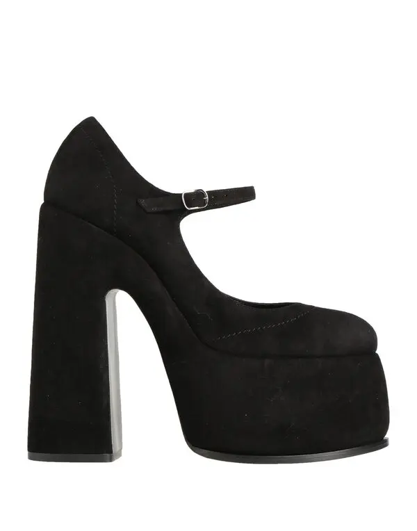 Casadei Mary Jane Pumps - Black