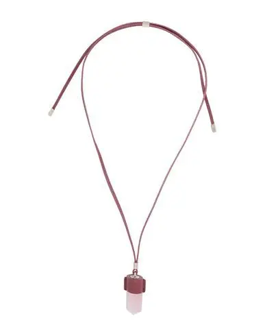 Chloé Necklace With Rose Quartz - Red