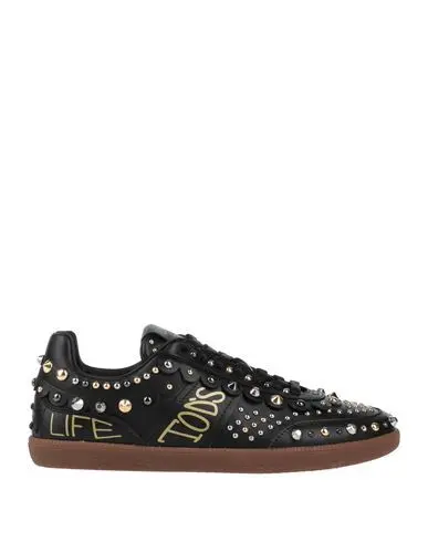 TOD'S Soft Leather Sneakers - Black