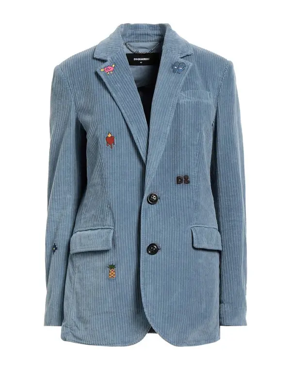 Dsquared2 Single-breasted Blazer - Blue