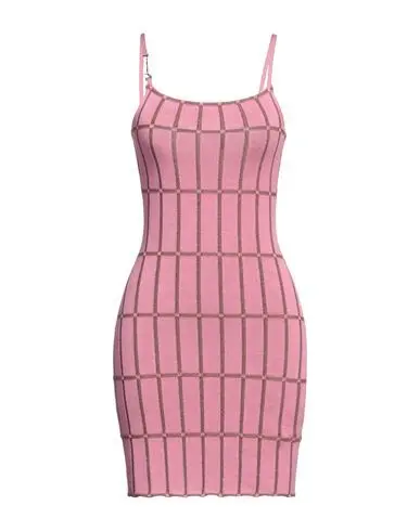 Jacquemus Mini Dress In Viscose, Polyamide, And Elastane - Pink
