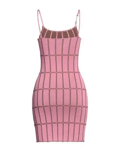 Jacquemus Mini Dress In Viscose, Polyamide, And Elastane - Pink