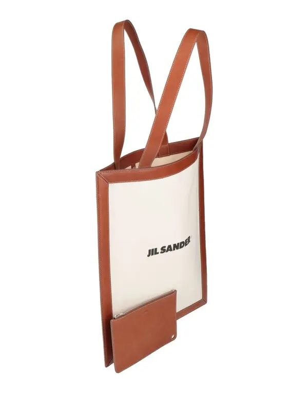 JIL SANDER Shoulder Bag Leather, Textile Fibers
