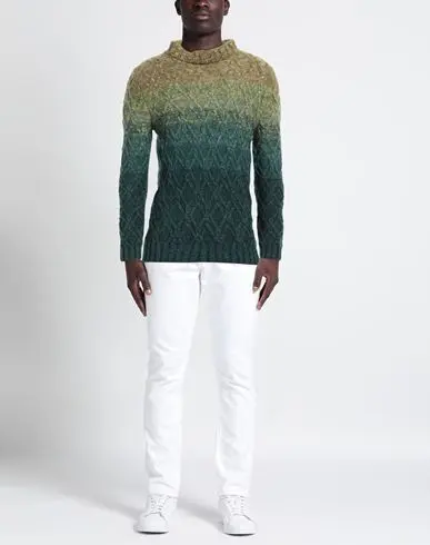 PT TORINO Turtleneck Knit Top - Green