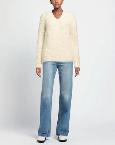 Maison Margiela Mohair-Wool Sweater In White - 87% Off | Editorialist