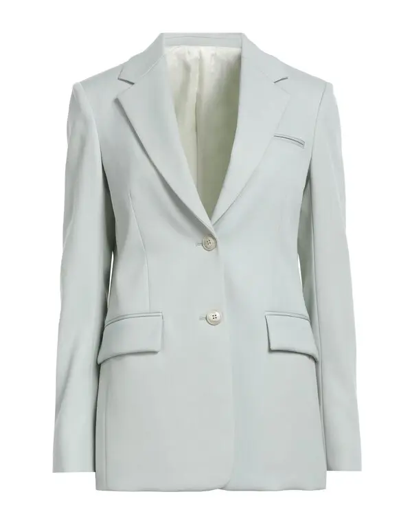LANVIN Light Virgin Wool Single-breasted Blazer - Green