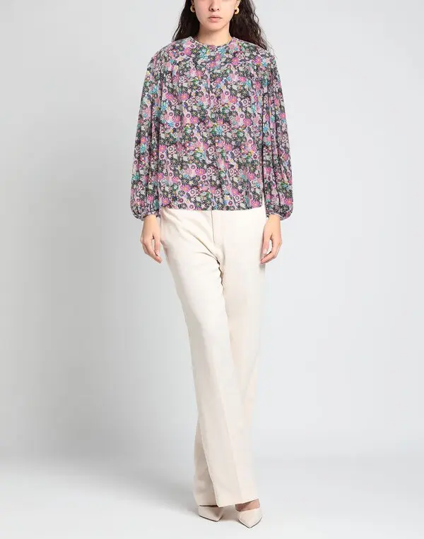 Isabel Marant Floral Crepe Top - Pink