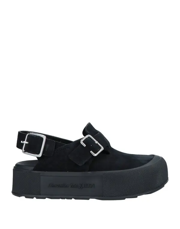 Alexander McQueen Mules & Clogs Leather - Black