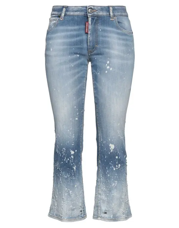 Dsquared2 Boot-cut Jeans With Leather Trim