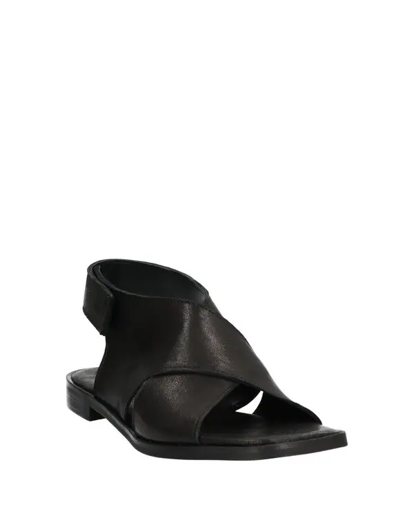 BALDININI Calfskin Sandals - Black