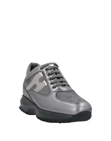 Hogan Leather Low-top Sneakers - Silver