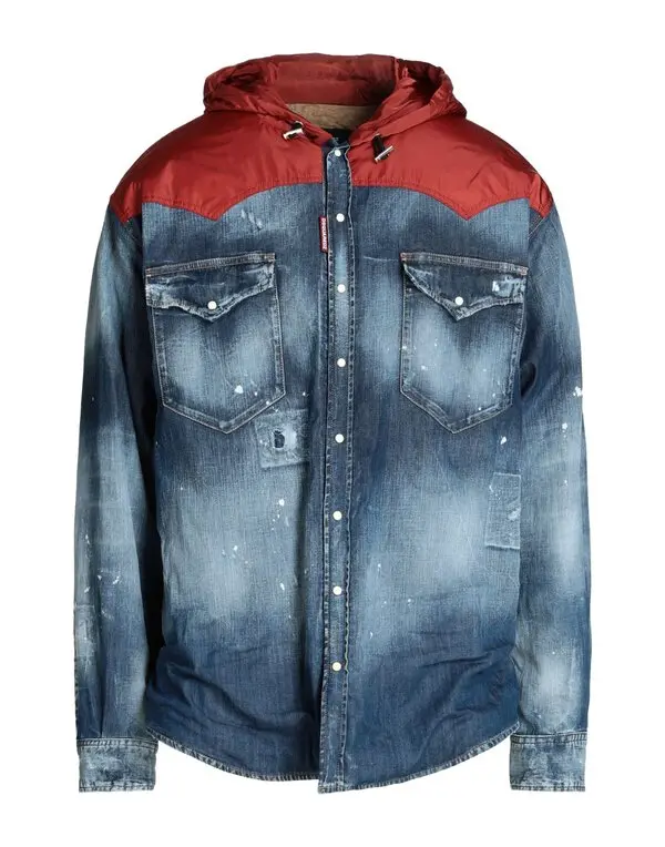 Dsquared2 Denim Shirt Size Cotton, Elastane, Polyamide