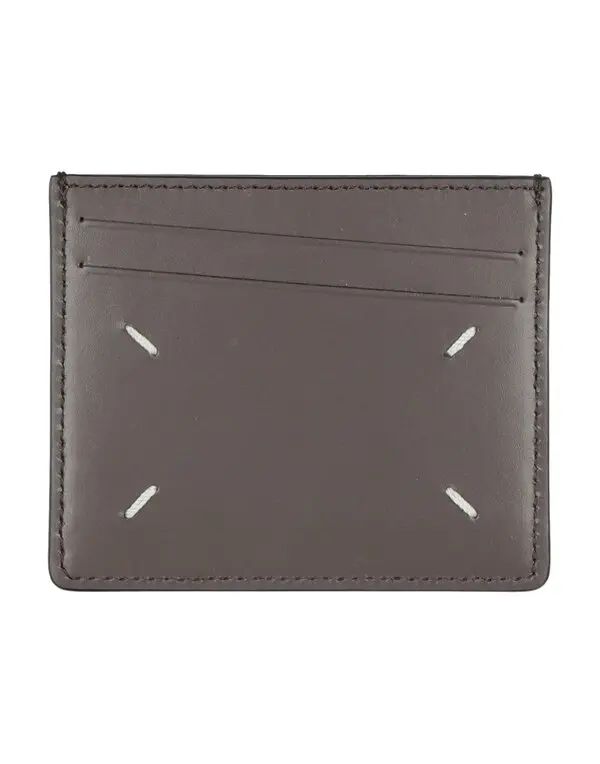 MAISON MARGIELA Cardholder Leather - Grey