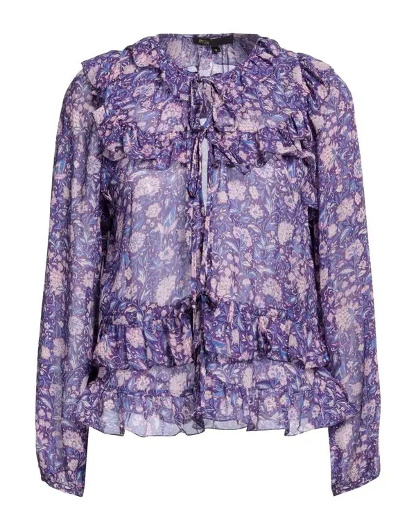 Maje Floral-print Viscose Shirt