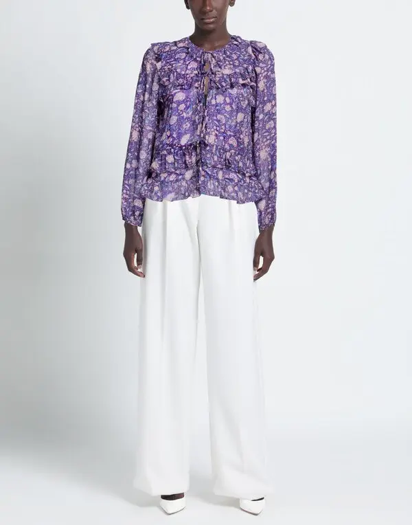 Maje Floral-print Viscose Shirt