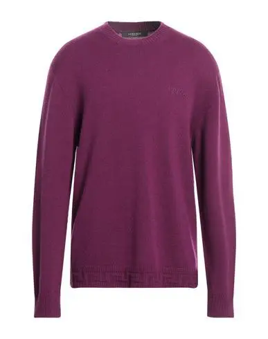 Versace Sweater In Cashmere And Viscose - Purple