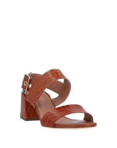 TWINSET Leather Slingback Sandals
