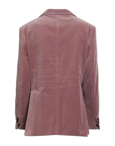 Dsquared2 Velvet Single-breasted Blazer - Pastel Pink