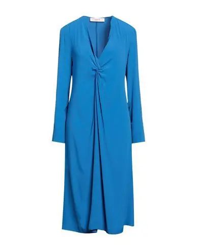 JUCCA Midi Trapeze Dress - Blue