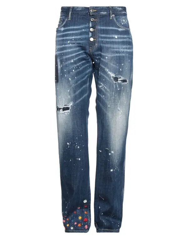 Dsquared2 Straight-leg Jeans With Appliqués
