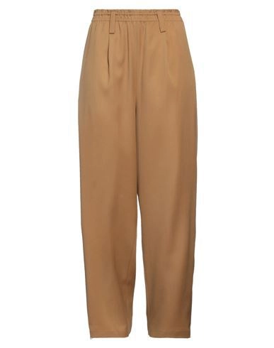 QUIRA Tapered Virgin Wool Pants - Camel