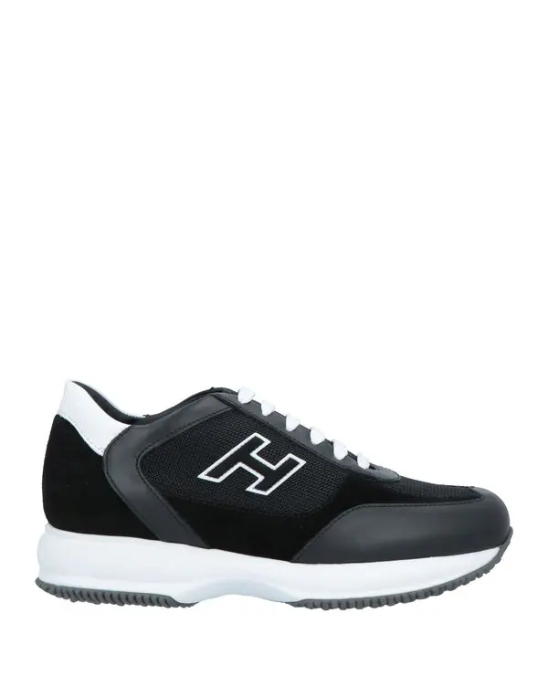 Hogan Sneakers Size Soft Leather, Textile Fibers