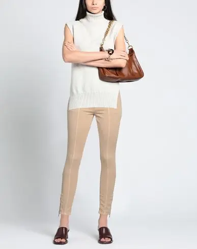 TESTONI Skinny Jeans With Five-pocket Detailing - Sand