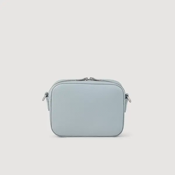 Sandro Small Leather Bag - Blue Sky