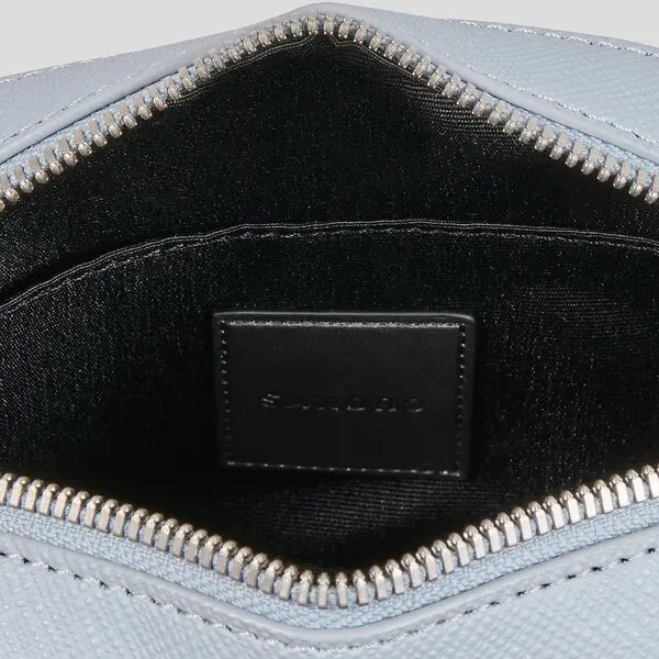 Sandro Small Leather Bag - Blue Sky