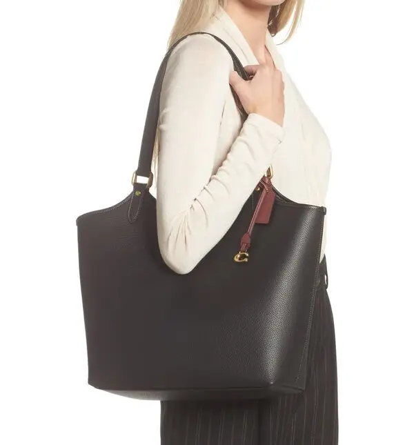 COACH® Polished Pebble Leather Day Tote