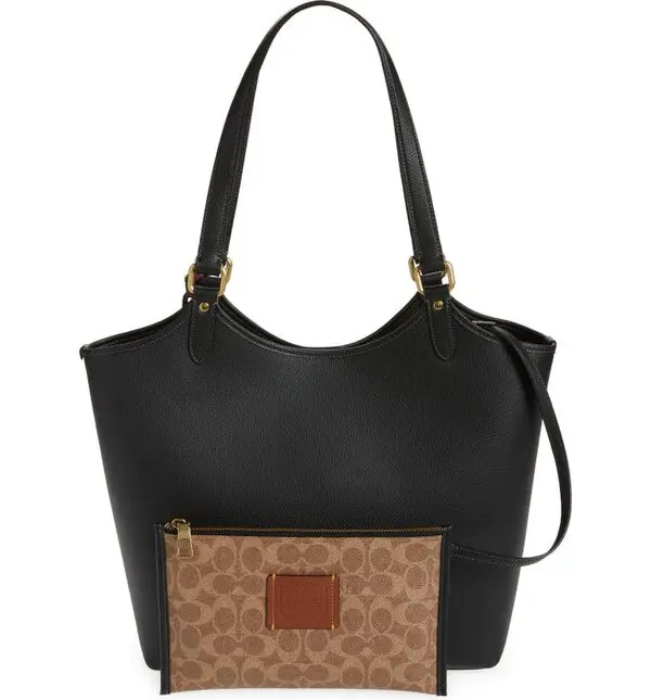COACH® Polished Pebble Leather Day Tote