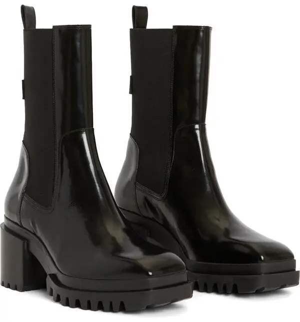 ALLSAINTS Skarlet Block Heel Chelsea Boot
