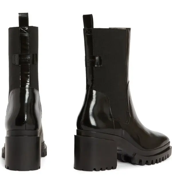 ALLSAINTS Skarlet Block Heel Chelsea Boot