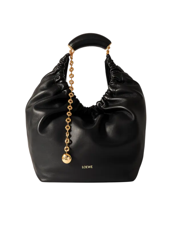 Loewe - Loewe Squeeze Medium Leather Shoulder Bag