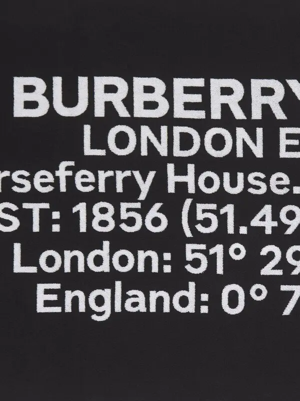 Burberry Horseferry-print Jacquard Cotton Bath Towel