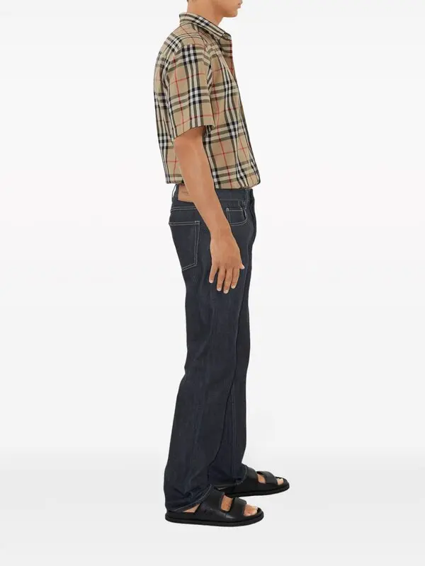 Burberry Classic Fit Check Cotton Shirt - Neutrals