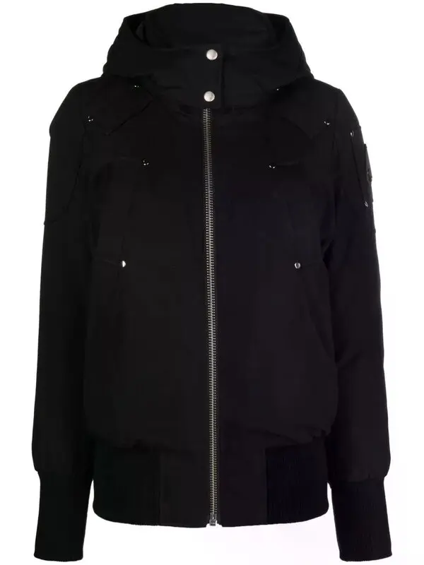 Moose Knuckles Ballistic Studded Hooded Jacket