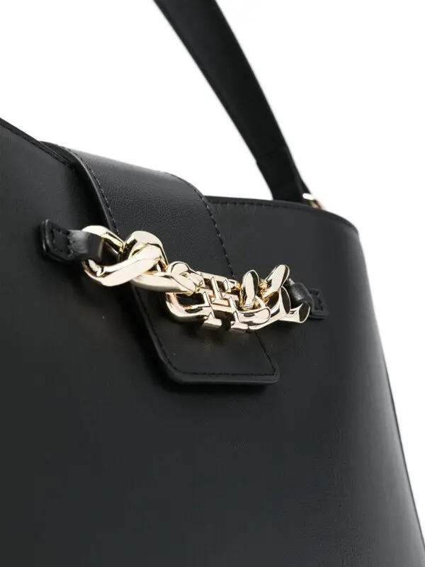 Tommy Hilfiger Monogram Chain-detail Satchel