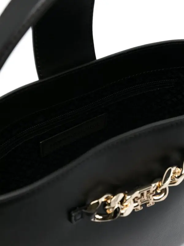 Tommy Hilfiger Monogram Chain-detail Satchel