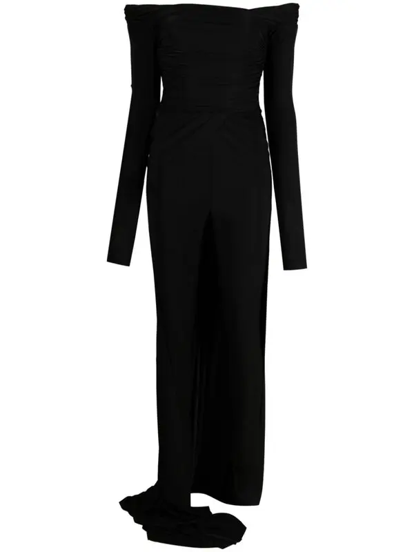 Giuseppe Di Morabito Off-shoulder Fishtail Jumpsuit - Black