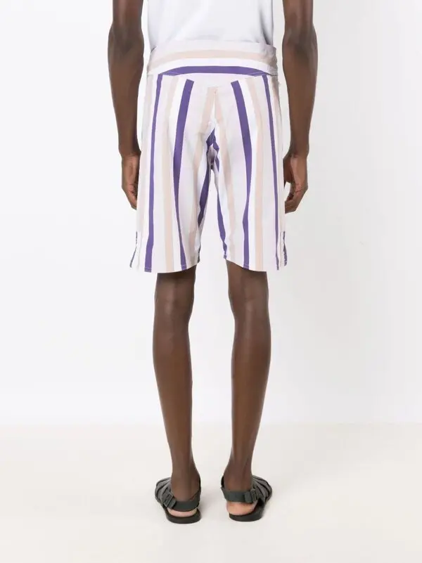 AMIR SLAMA Striped Bermuda Shorts