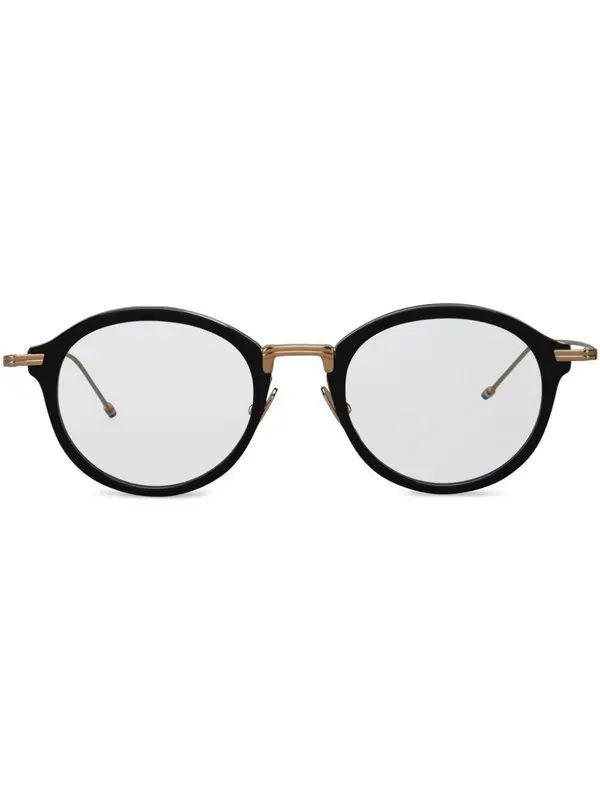 Thom Browne Round-frame Glasses - Black