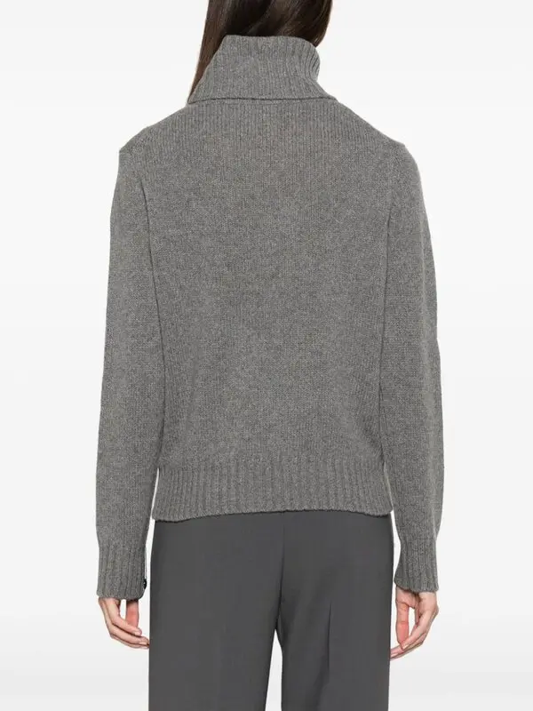 Polo Ralph Lauren Roll-neck Wool Jumper - Grey