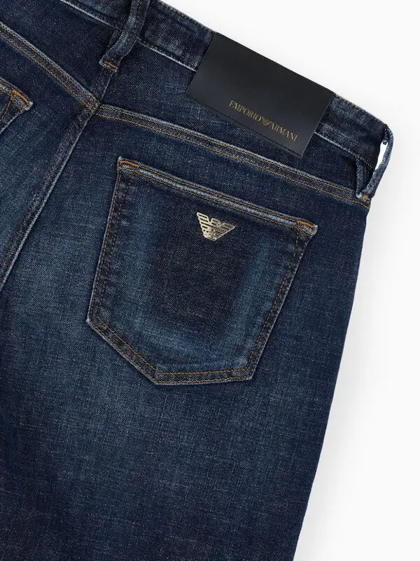 Emporio Armani J75 Slim-cut Jeans - Blue