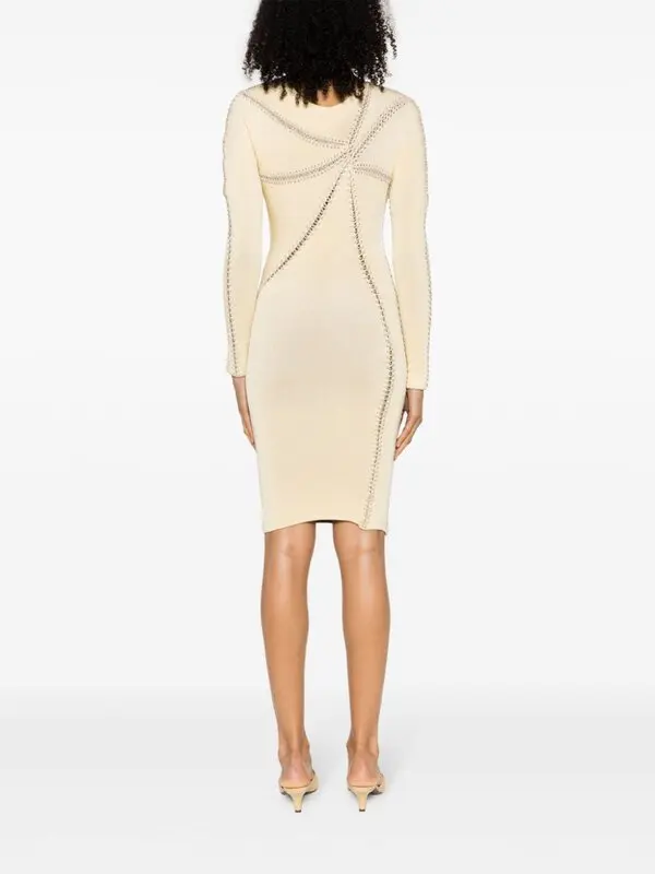ISA BOULDER Starfish Whipstitch Midi Dress